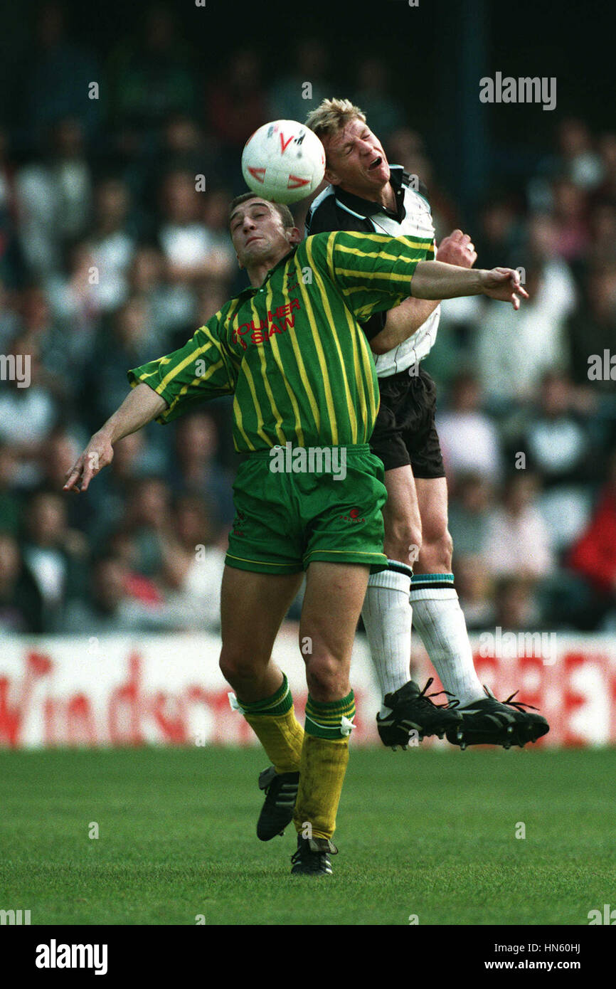 MARCO GABBIADINI DARYL BURGESS DERBY COUNTY V WBA FC 04 October 1993 ...