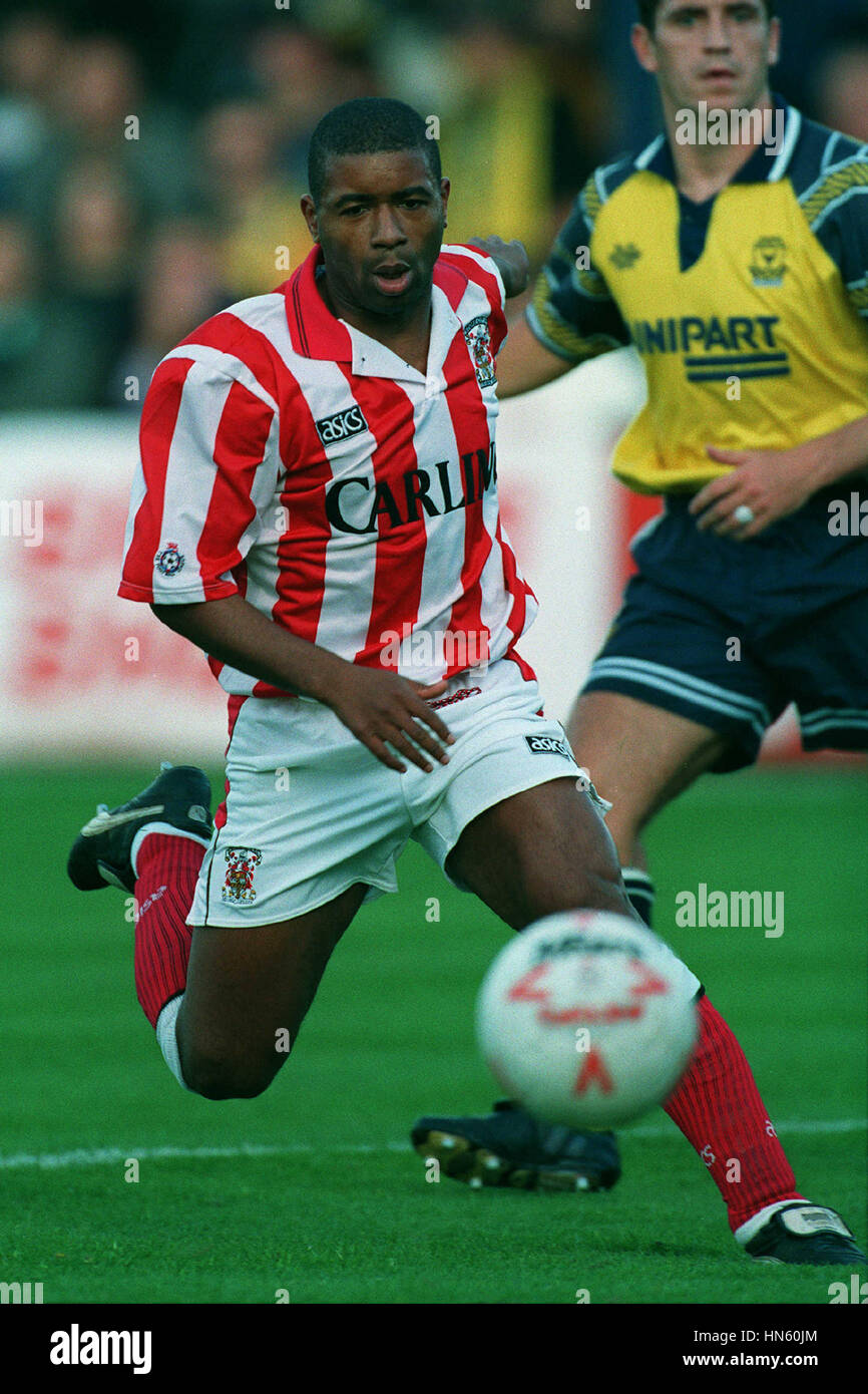 SIMON STURRIDGE STOKE CITY FC 11 October 1993 Stock Photo - Alamy