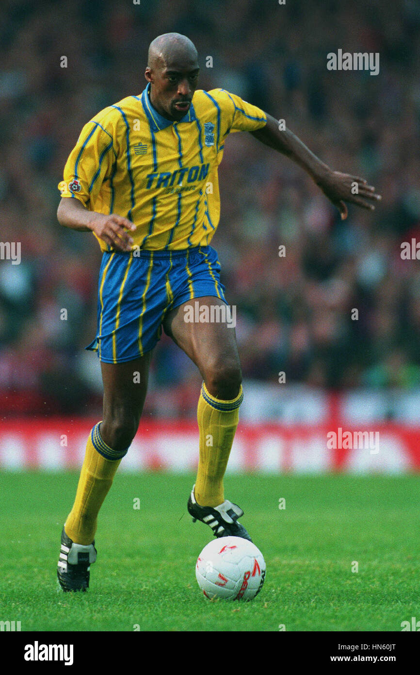 CHRIS WHYTE BIRMINGHAM CITY FC 12 October 1993 Stock Photo - Alamy