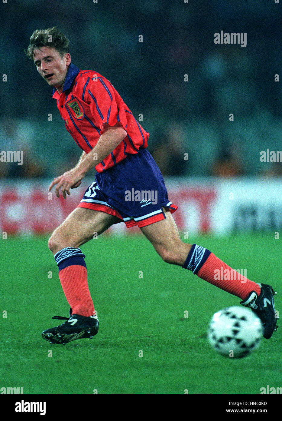 KEVIN GALLACHER SCOTLAND & BLACKBURN ROVERS FC 14 October 1993 Stock ...