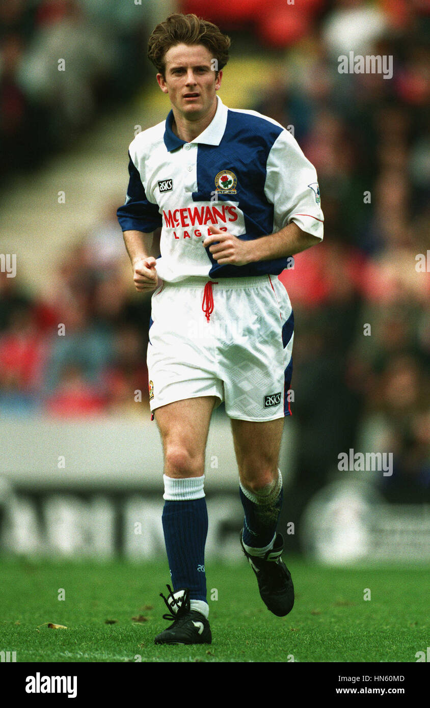 KEVIN GALLACHER BLACKBURN ROVERS FC 18 October 1993 Stock Photo - Alamy
