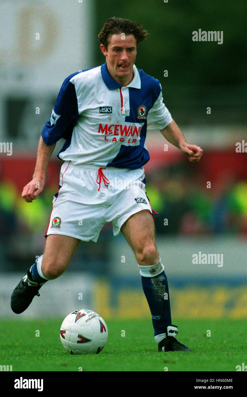 KEVIN GALLACHER BLACKBURN ROVERS FC 18 October 1993 Stock Photo - Alamy