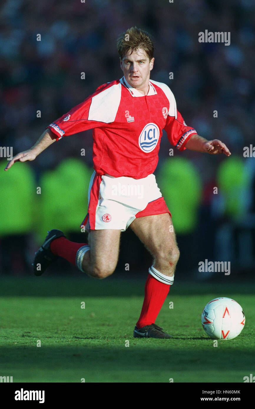 JOHN HENDRIE MIDDLESBROUGH FC 18 October 1993 Stock Photo - Alamy