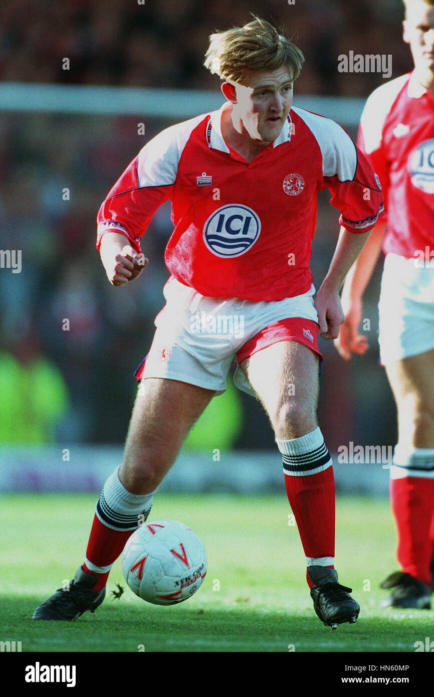 JAMIE POLLOCK MIDDLESBROUGH FC 18 October 1993 Stock Photo - Alamy