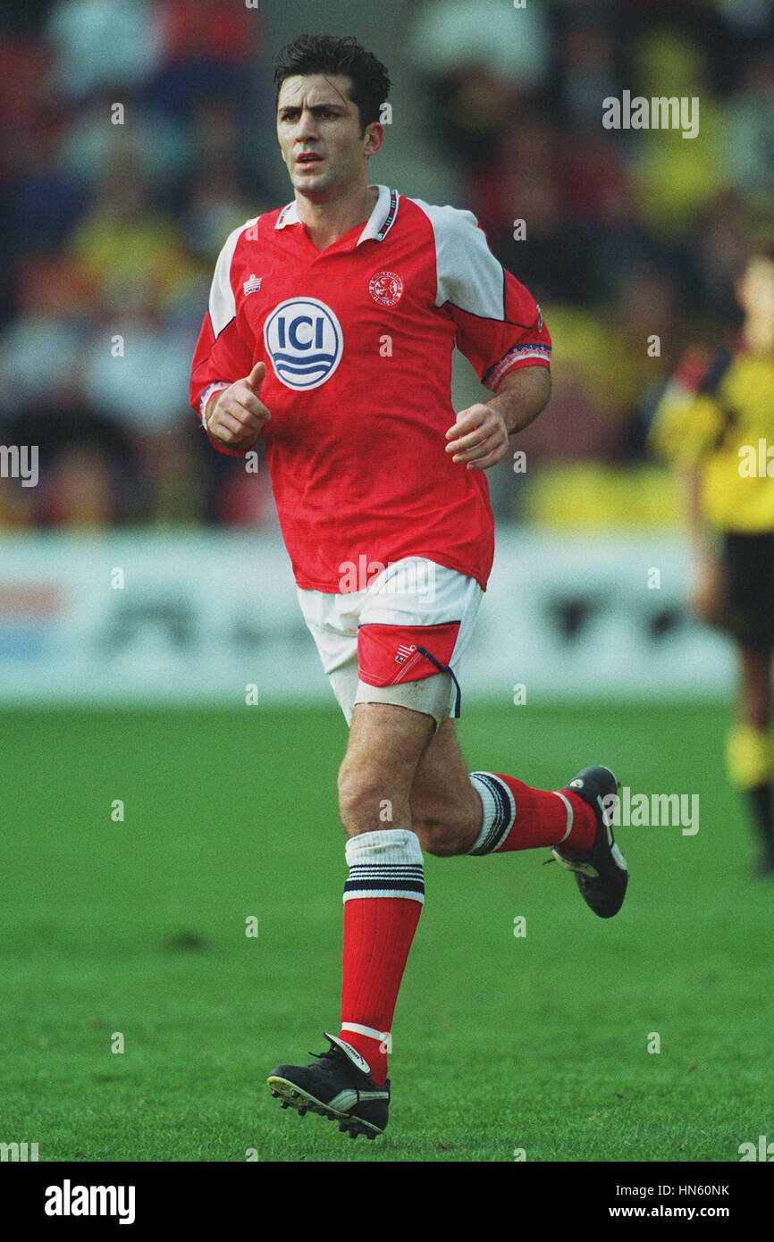 PAUL WILKINSON MIDDLESBROUGH FC 19 October 1993 Stock Photo - Alamy