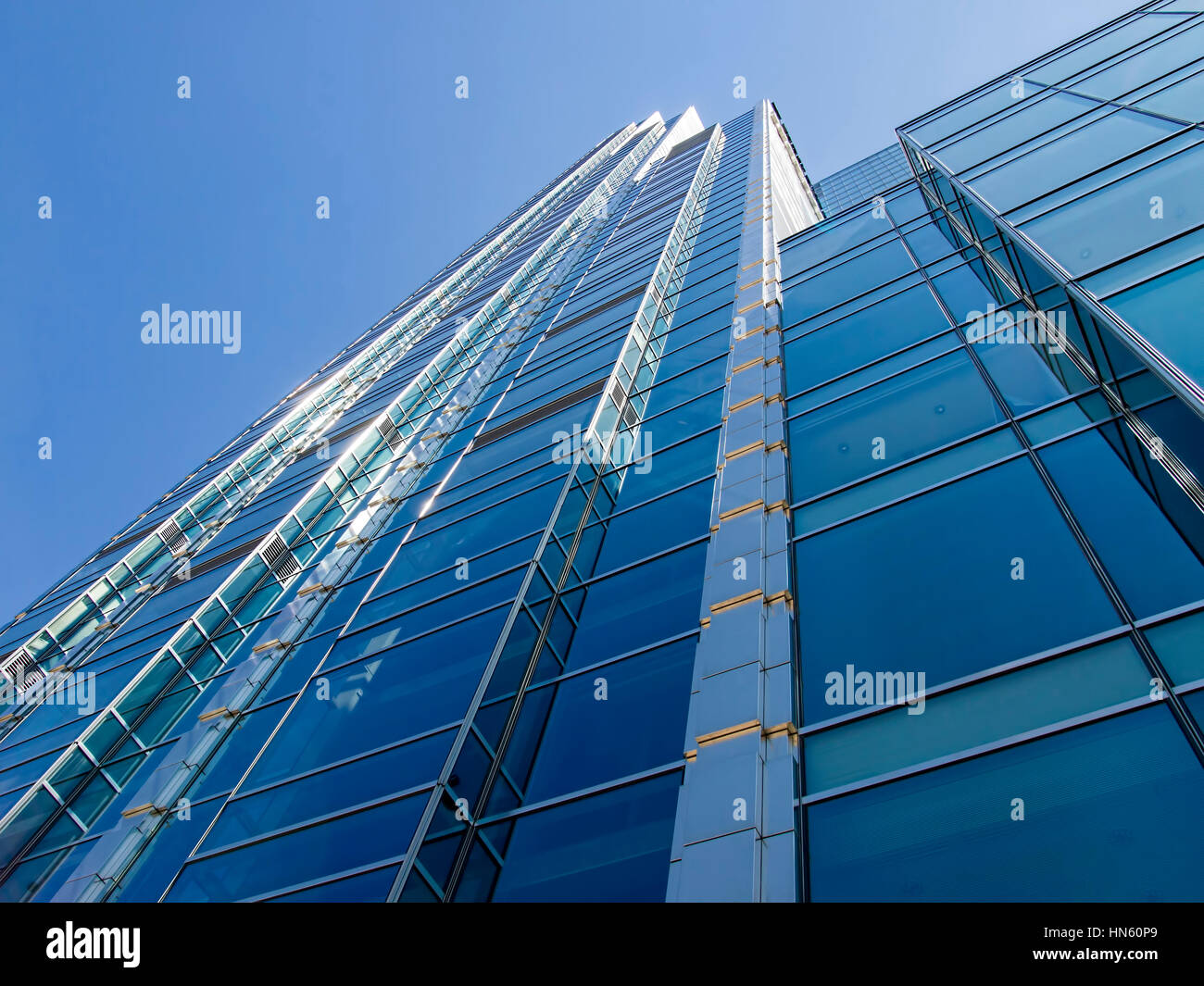 SkyScraper from bottom to top view. Different tones Stock Photo - Alamy