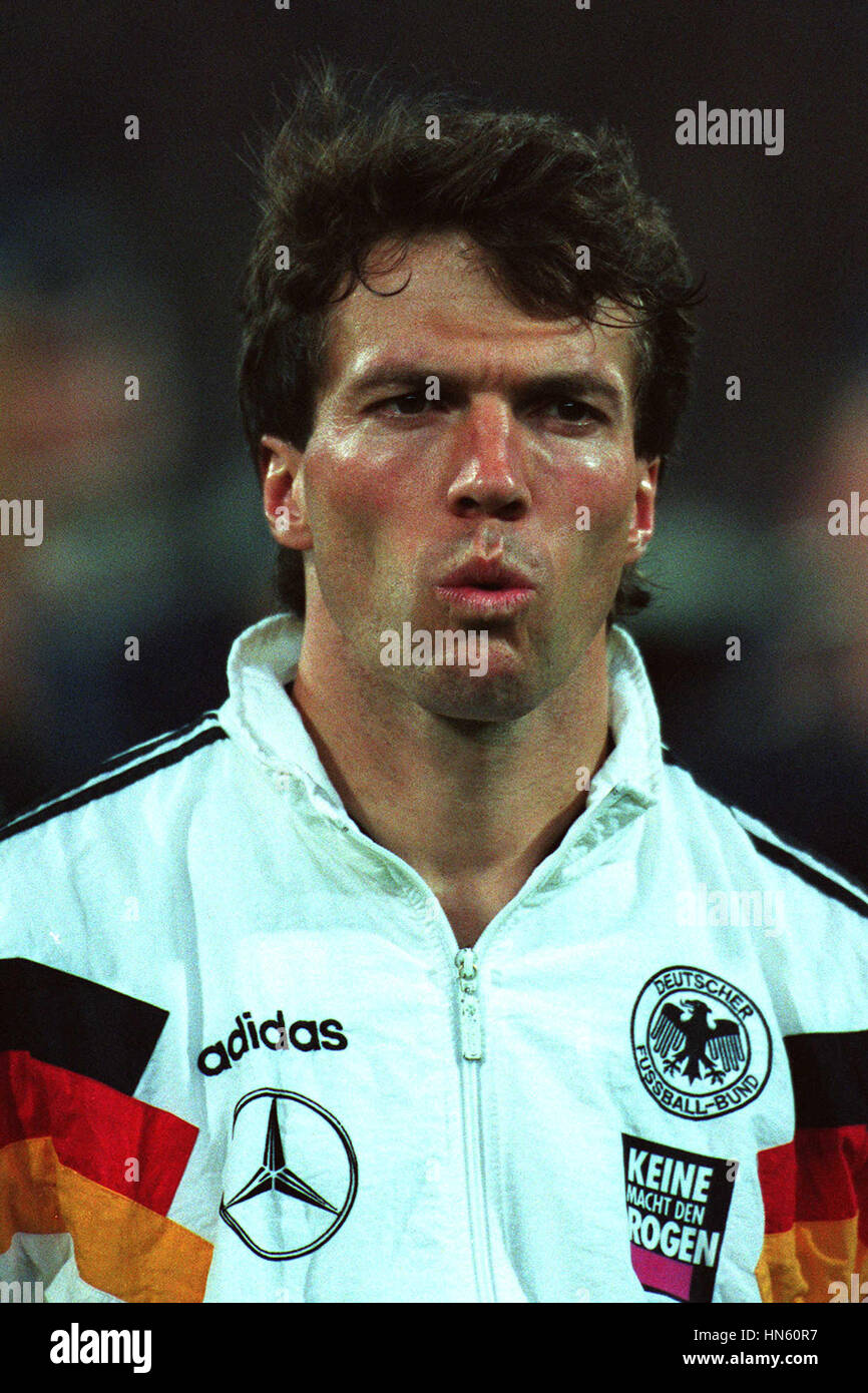 LOTHAR MATTHAUS GERMANY 01 November 1993 Stock Photo - Alamy