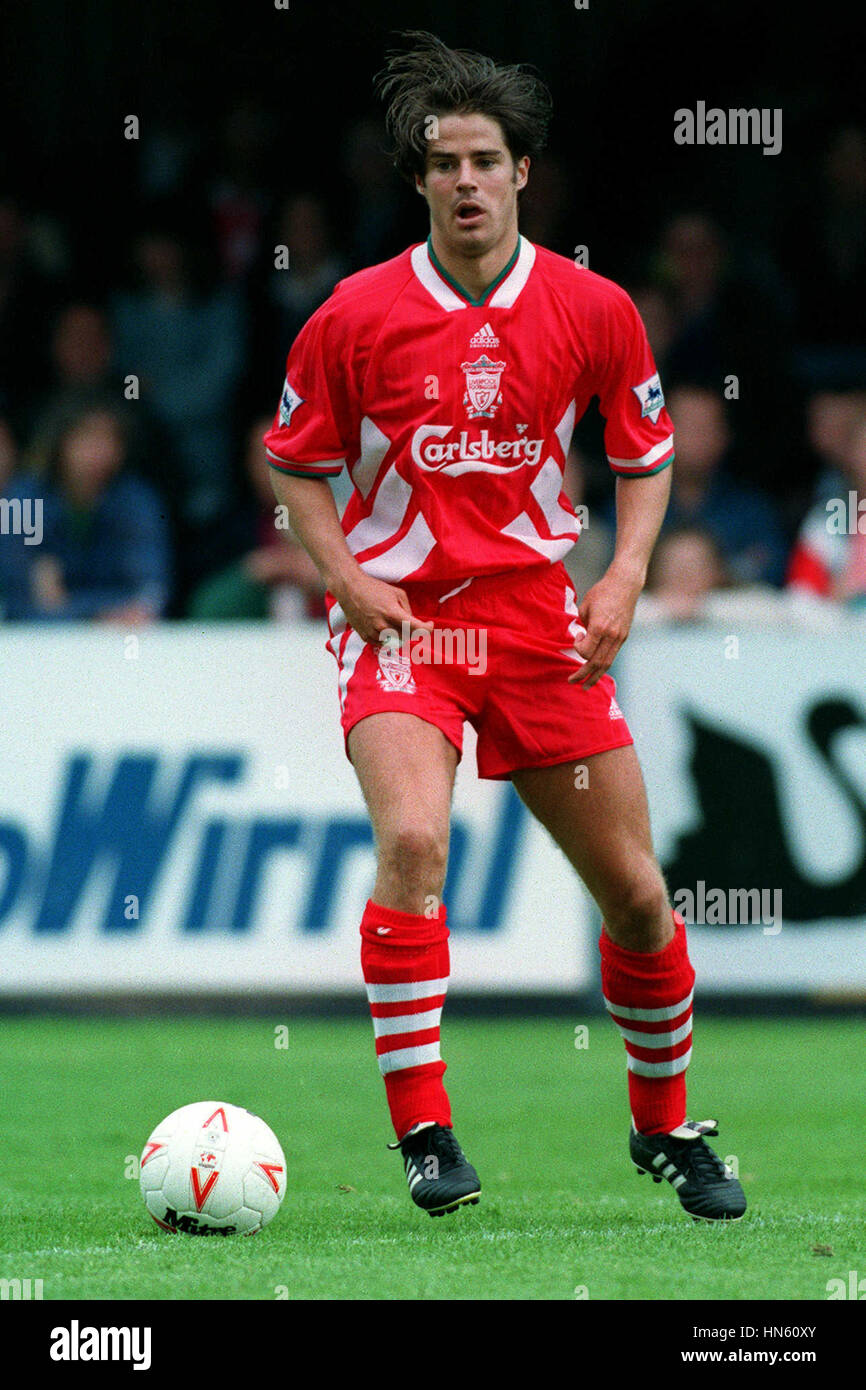JAMIE REDKNAPP LIVERPOOL FC 02 August 1993 Stock Photo - Alamy