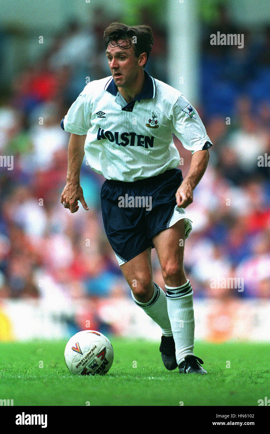 PAUL ALLEN TOTTENHAM HOTSPUR FC 05 August 1993 Stock Photo - Alamy