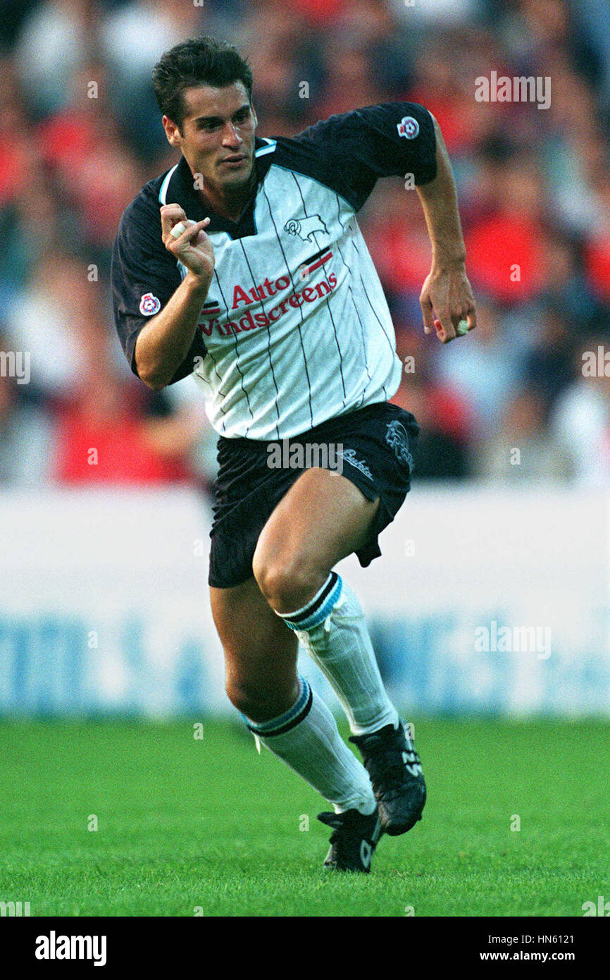 JOHN HARKES DERBY COUNTY FC 19 August 1993 Stock Photo - Alamy