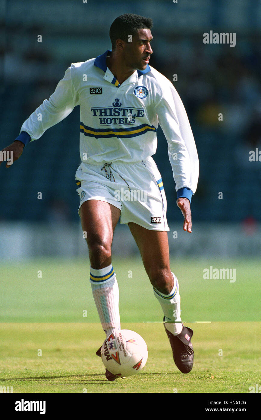 BRIAN DEANE LEEDS UNITED FC 23 August 1993 Stock Photo - Alamy