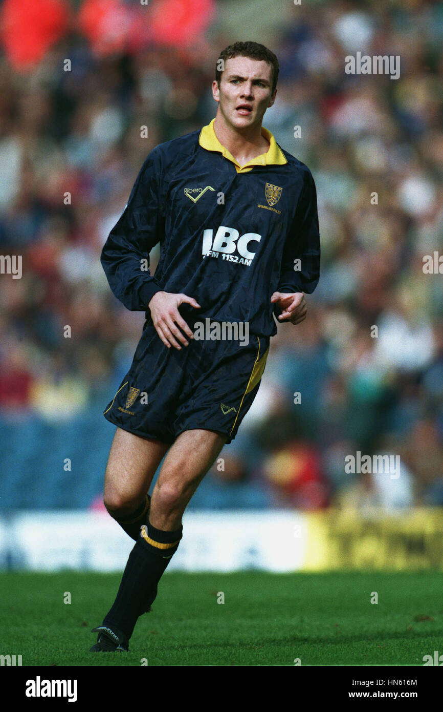 DEAN BLACKWELL WIMBLEDON FC 04 October 1993 Stock Photo - Alamy