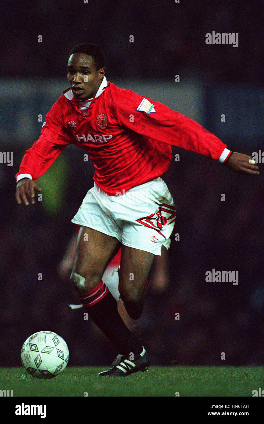 PAUL INCE MANCHESTER UNITED FC 23 August 1993 Stock Photo - Alamy