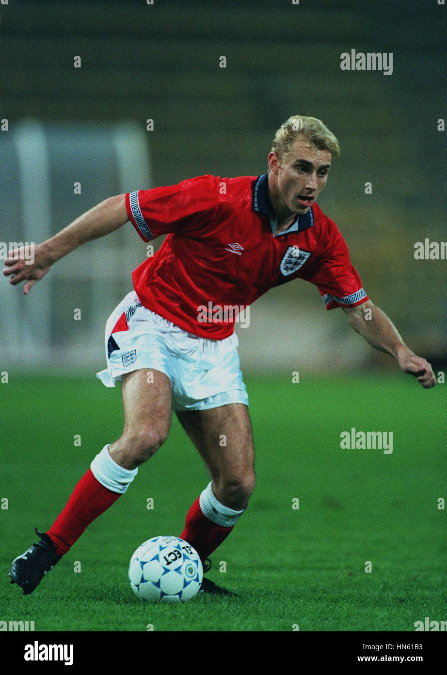 STUART RIPLEY ENGLAND & BLACKBURN ROVERS FC 23 August 1993 Stock Photo ...