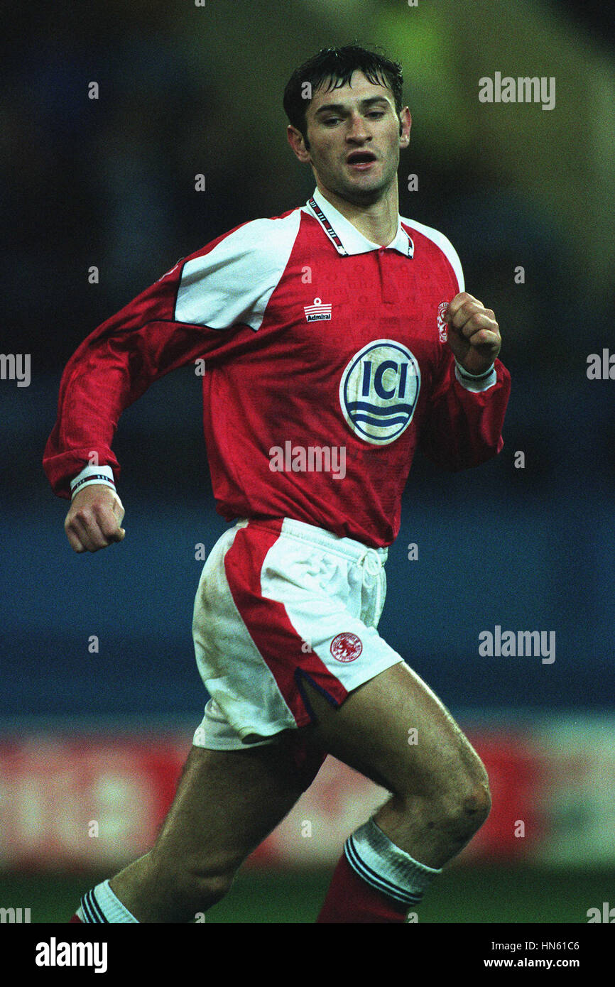 ALAN MOORE MIDDLESBROUGH FC 07 December 1993 Stock Photo - Alamy
