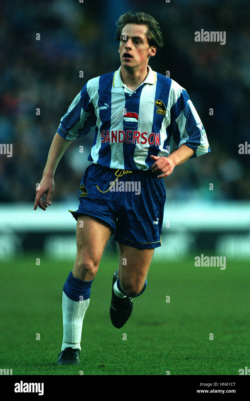 GRAHAM HYDE SHEFFIELD WEDNESDAY FC 09 December 1993 Stock Photo - Alamy