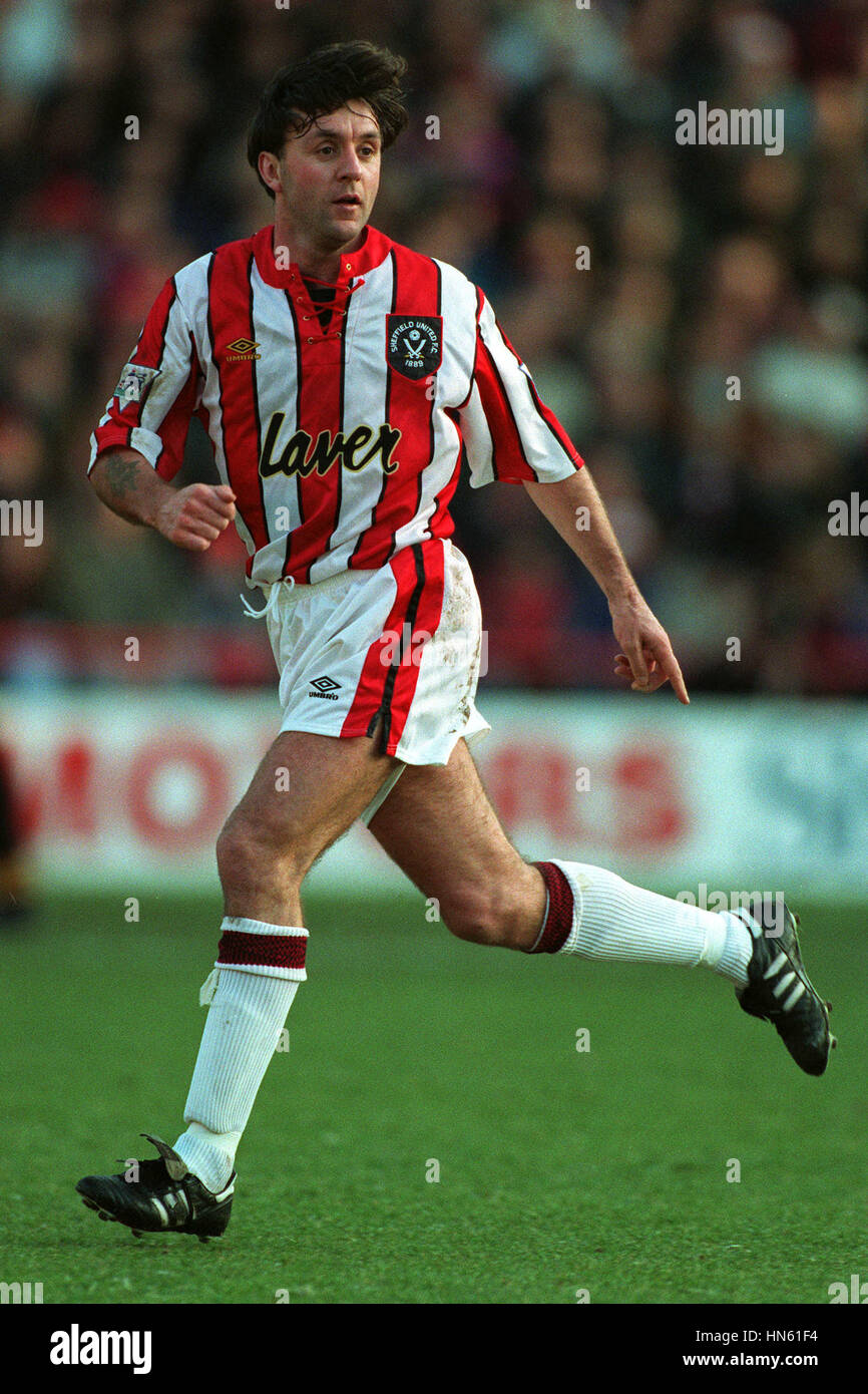 BOBBY DAVISON SHEFFIELD UNITED FC 29 December 1993 Stock Photo - Alamy