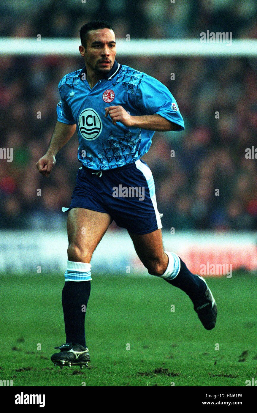CURTIS FLEMING MIDDLESBROUGH FC 29 December 1993 Stock Photo - Alamy