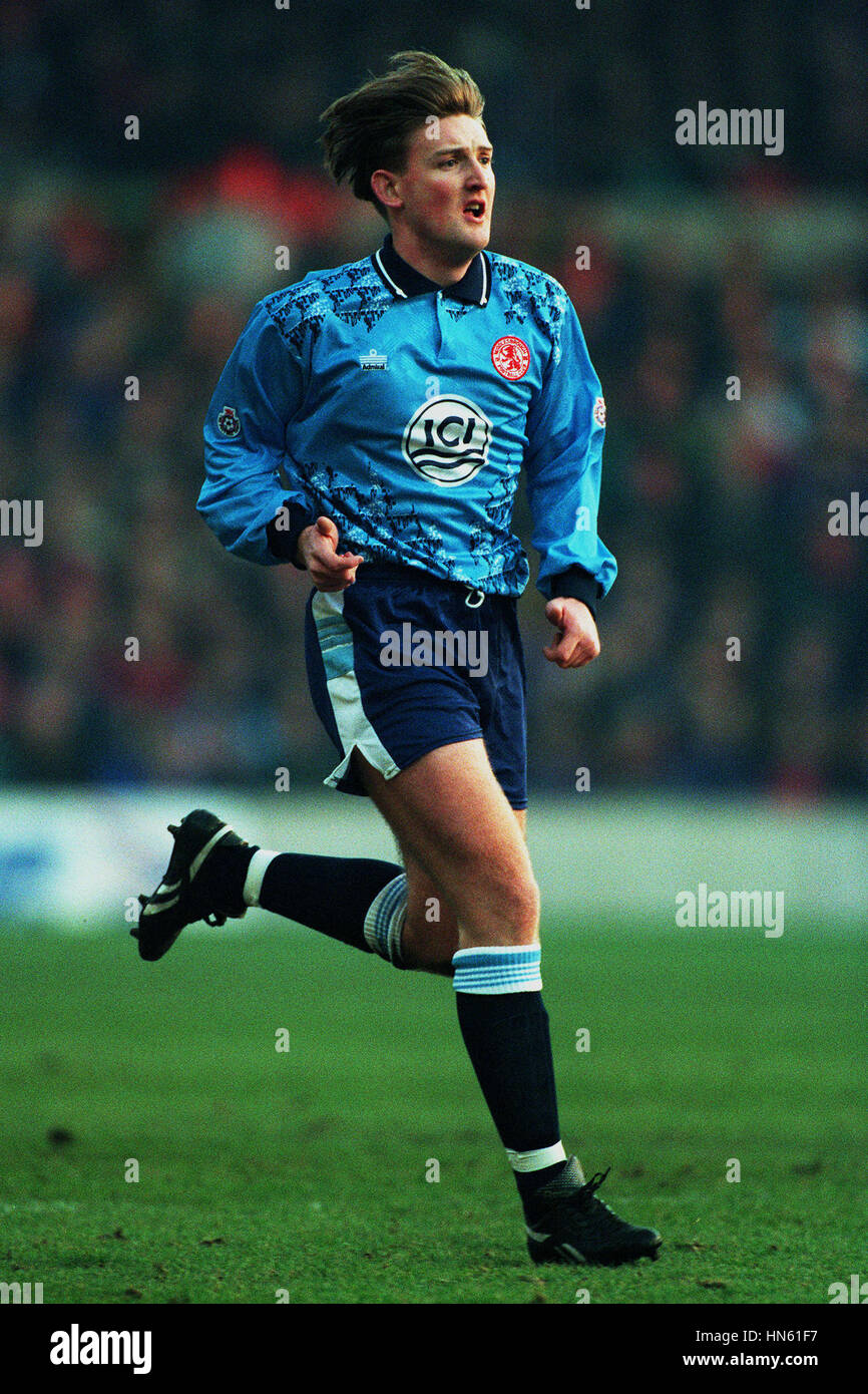 JAMIE POLLOCK MIDDLESBROUGH FC 29 December 1993 Stock Photo - Alamy