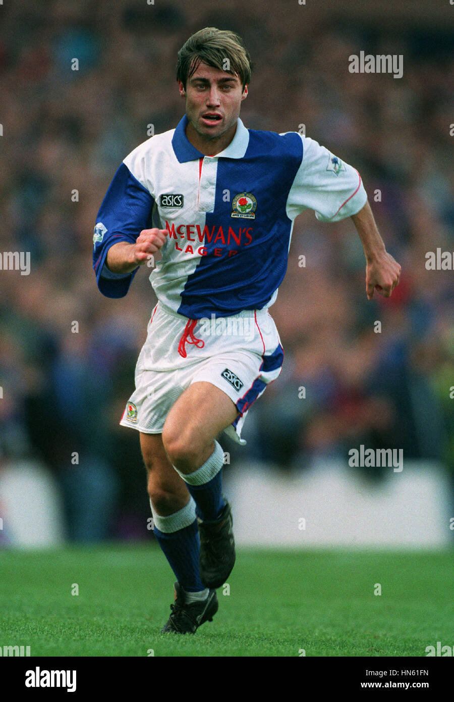 PAUL WARHURST BLACKBURN ROVERS FC 08 September 1993 Stock Photo - Alamy