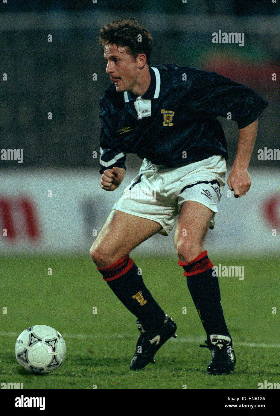 KEVIN GALLACHER SCOTLAND & BLACKBURN ROVERS FC 05 May 1993 Stock Photo ...