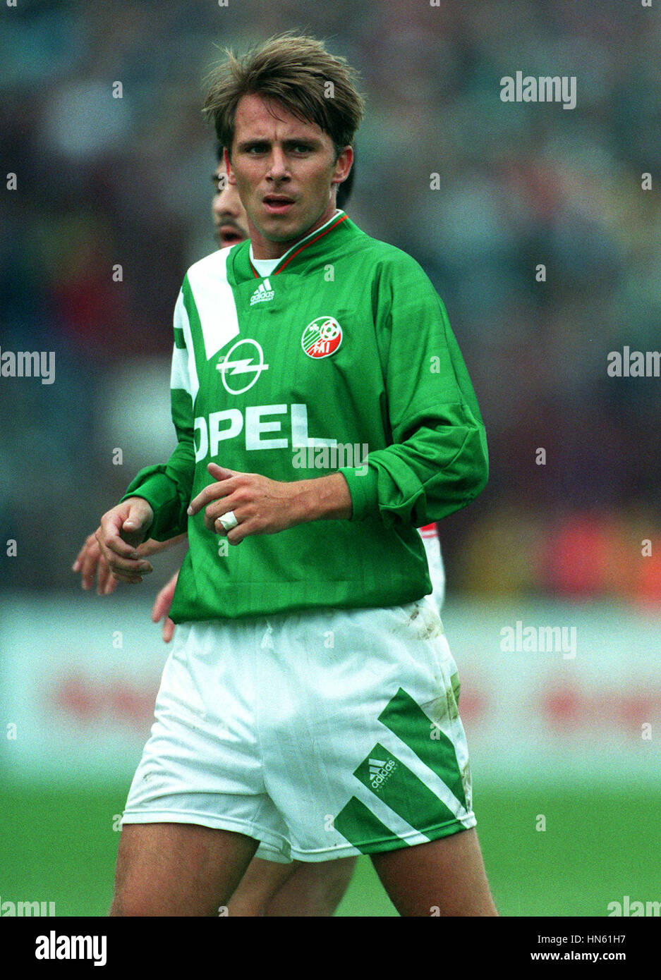 DAVID KELLY EIRE & NEWCASTLE UNITED FC 01 June 1993 Stock Photo - Alamy