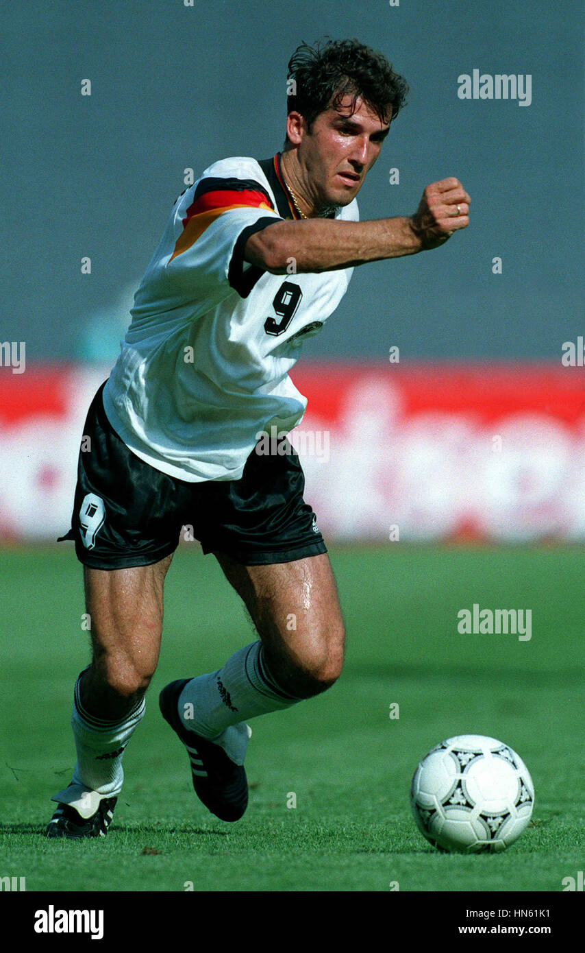 KARLHEINZ RIEDLE GERMANY 29 June 1993 Stock Photo - Alamy