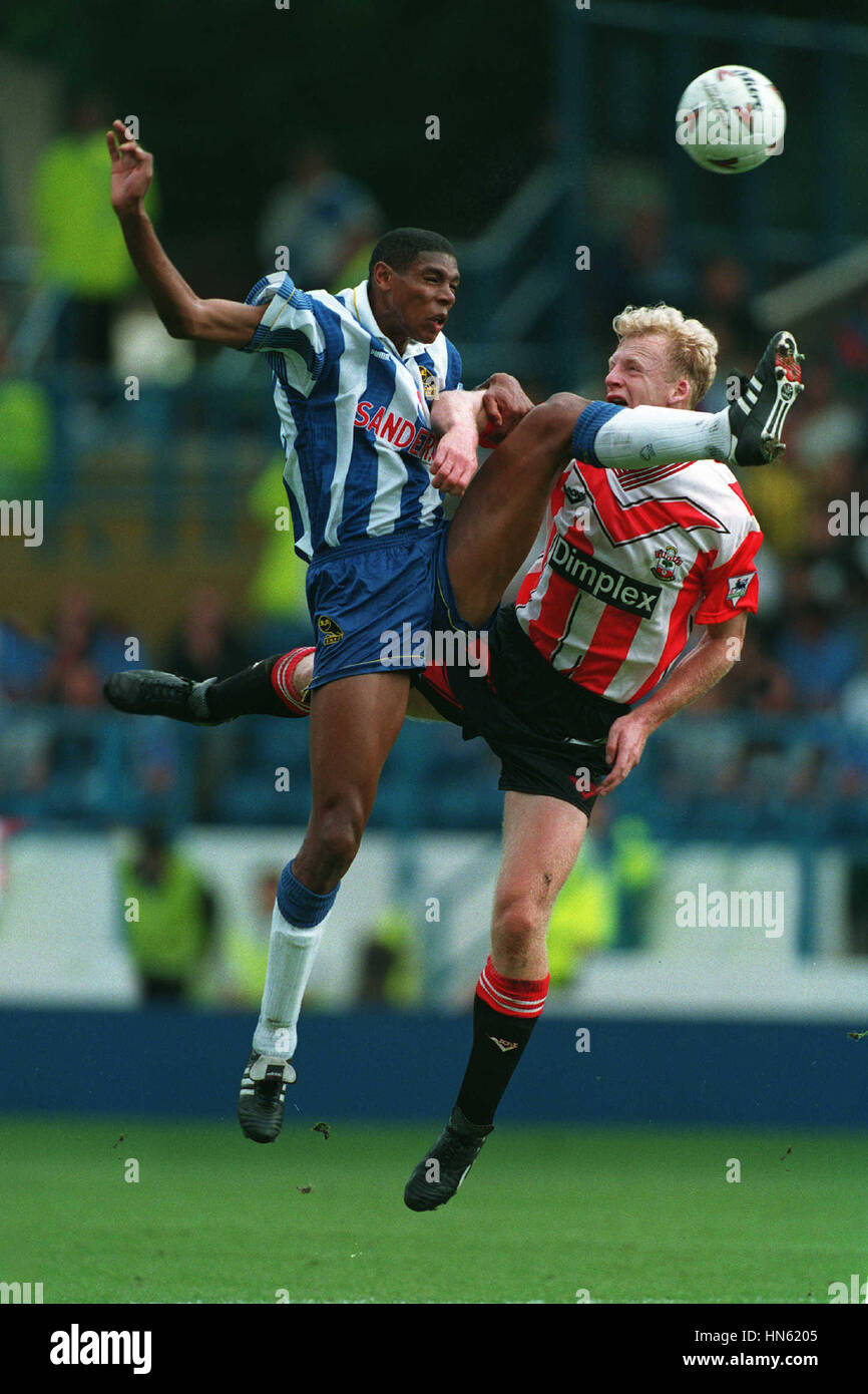 CARLTON PALMER & IAIN DOWIE SHEFFIELD WED V SOUTHAMPTON 20 September ...