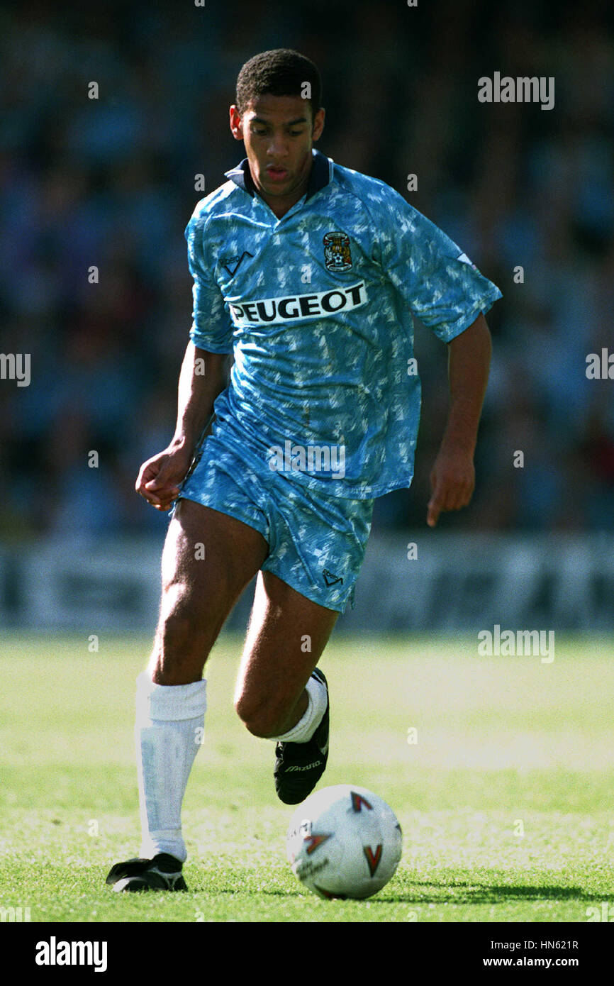 PHIL BABB COVENTRY CITY FC 01 October 1993 Stock Photo - Alamy