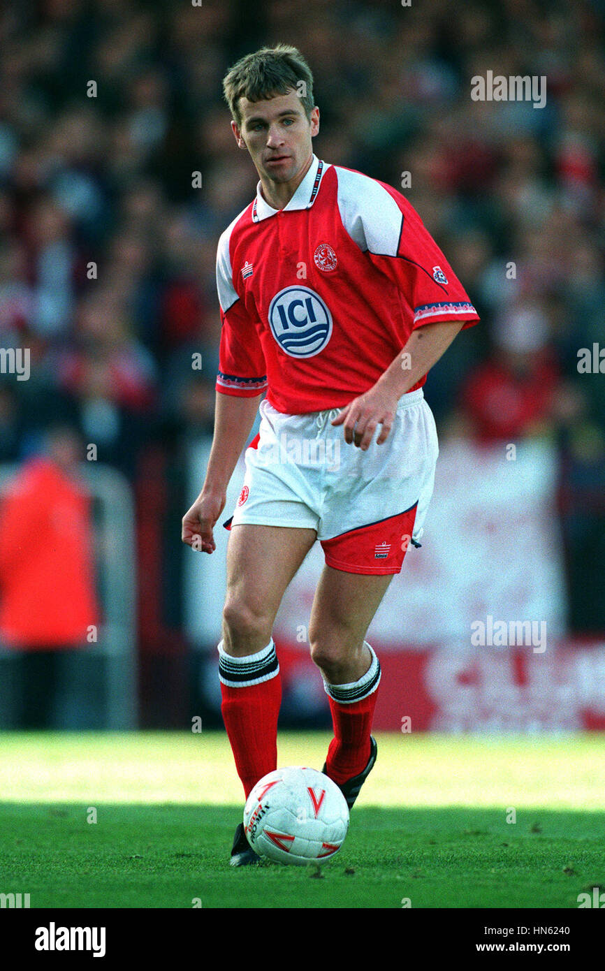 CHRIS MORRIS MIDDLESBROUGH FC 18 October 1993 Stock Photo - Alamy