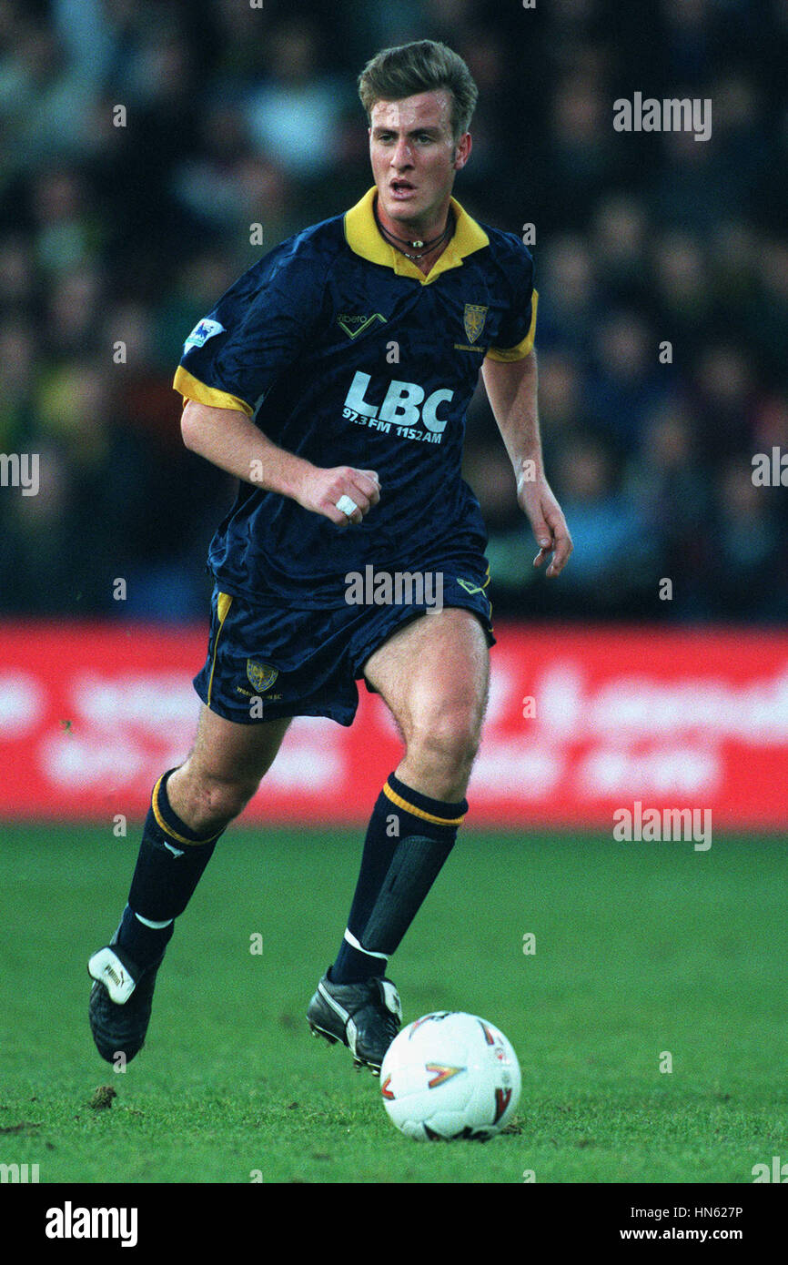 GREG BERRY WIMBLEDON FC 09 December 1993 Stock Photo - Alamy