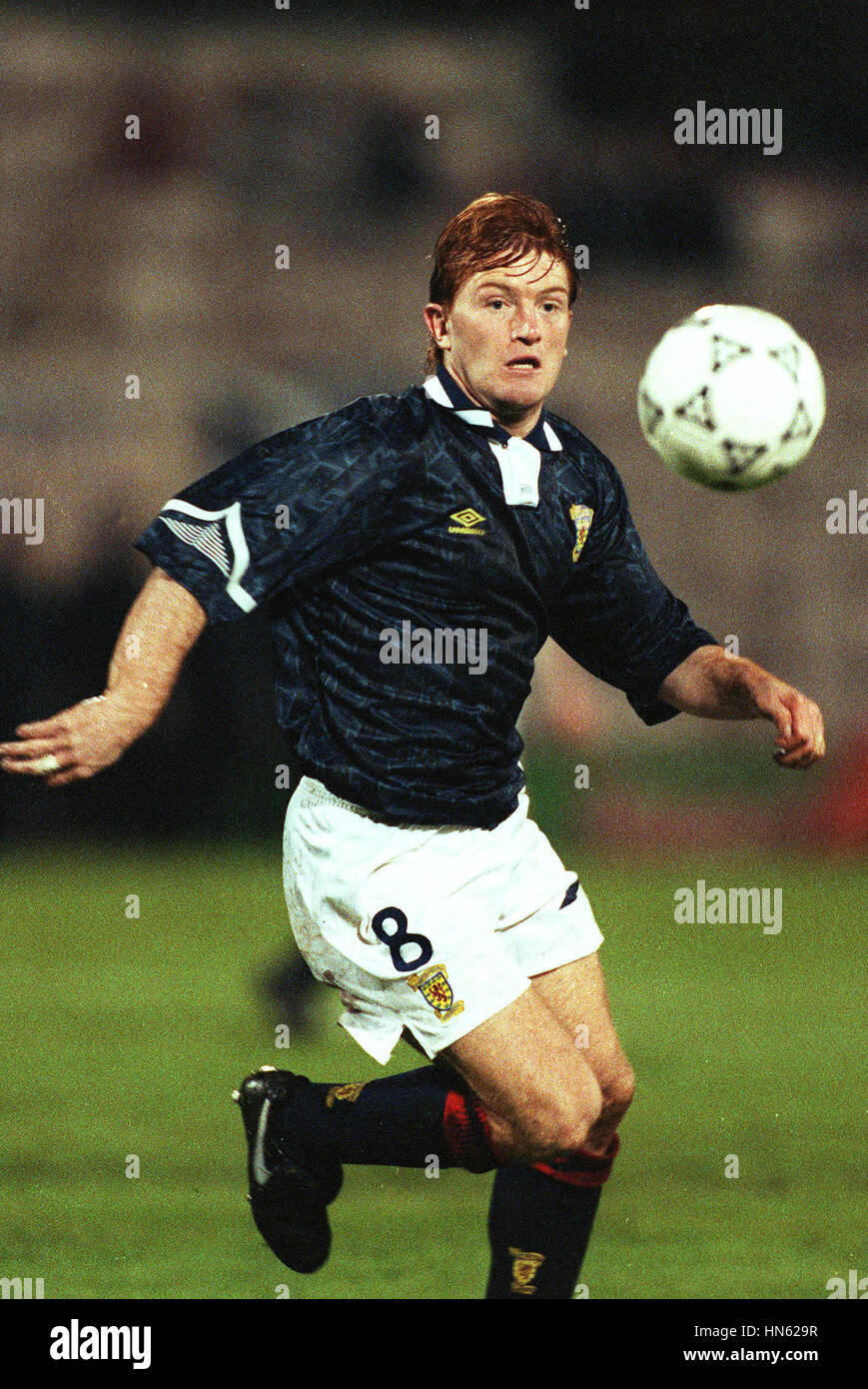 STUART MCCALL SCOTLAND & GLASGOW RANGERS FC 05 May 1993 Stock Photo - Alamy