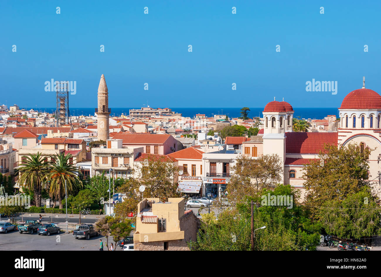 Rethymno is a multi religious city with a lot of churches and mosques ...