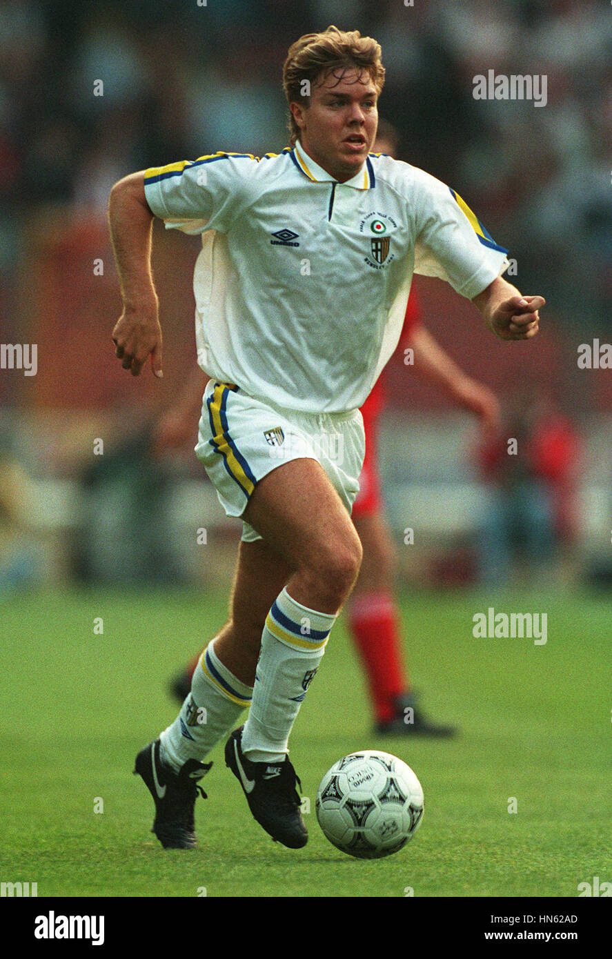 TOMAS BROLIN PARMA FC 13 May 1993 Stock Photo - Alamy