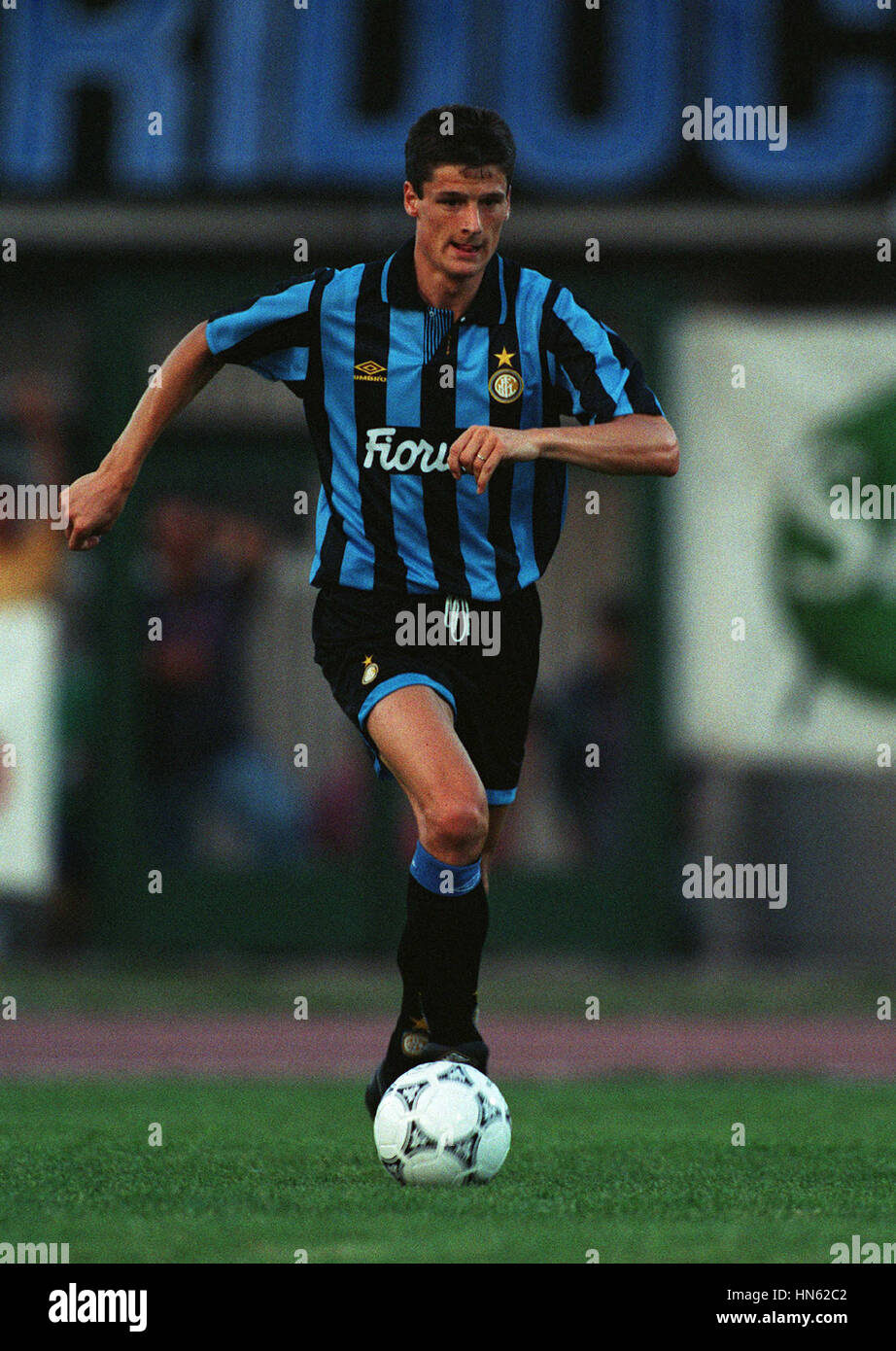 WIM JONK INTER MILAN FC 27 July 1993 Stock Photo - Alamy