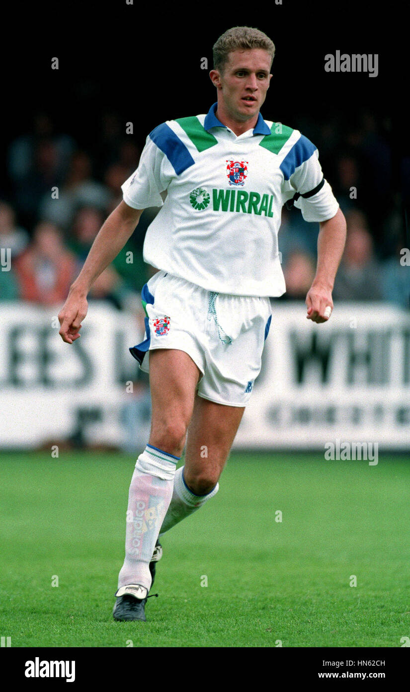 STEVE VICKERS TRANMERE ROVERS FC 02 August 1993 Stock Photo - Alamy