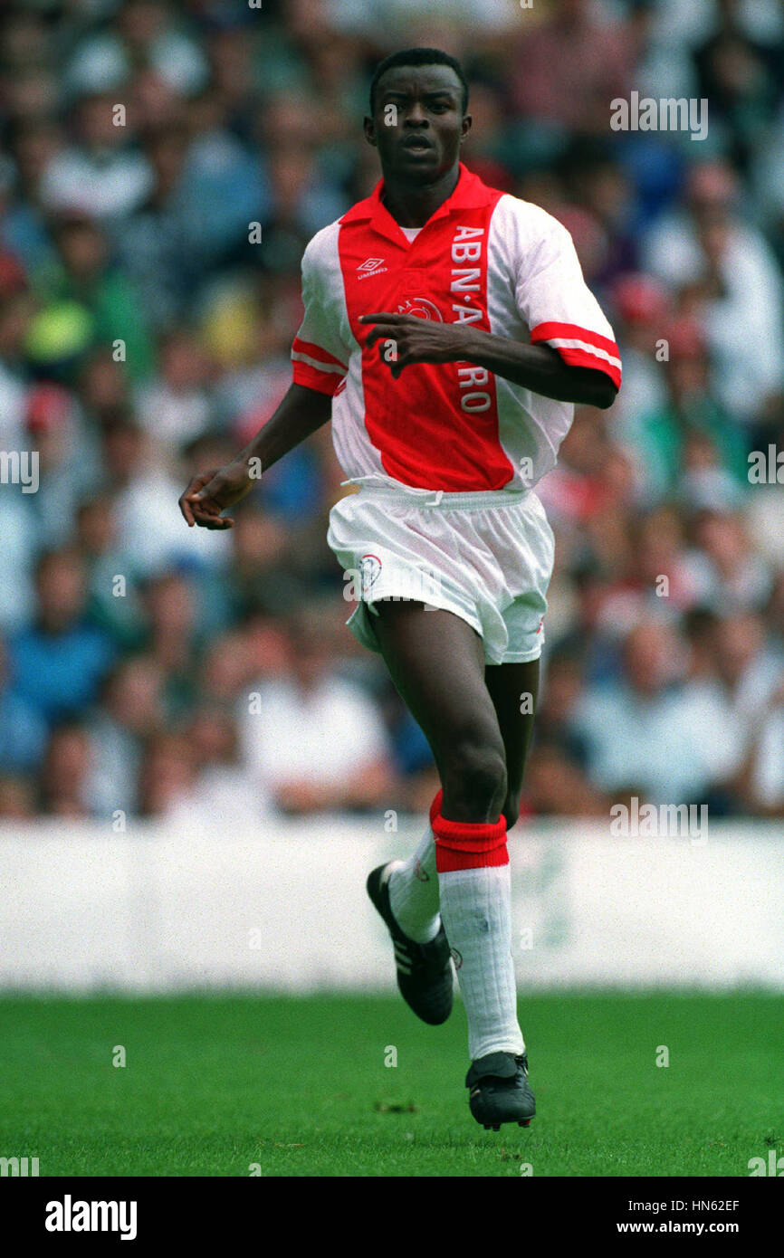 FINIDI GEORGE AJAX FC 06 August 1993 Stock Photo - Alamy