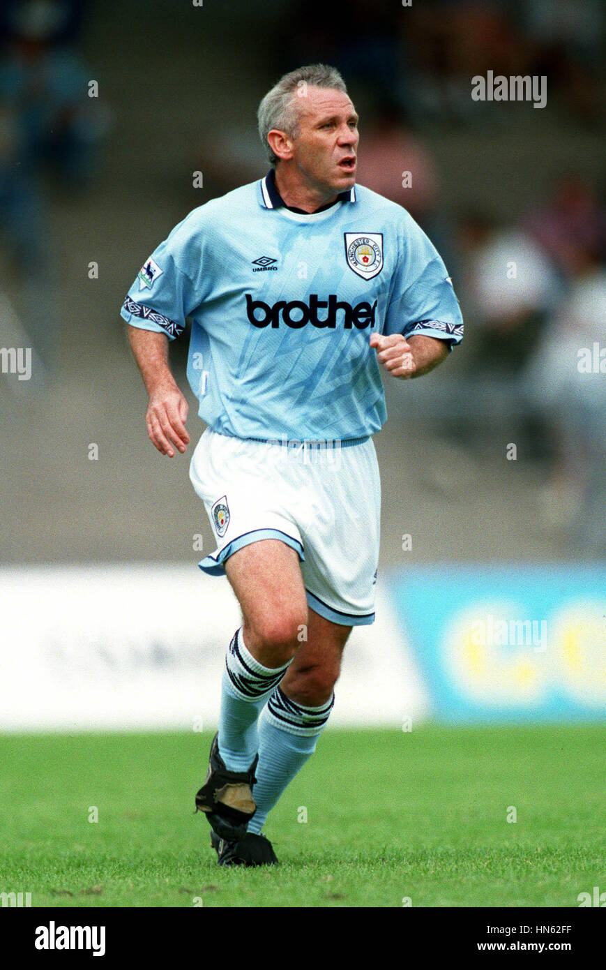 PETER REID MANCHESTER CITY FC 11 August 1993 Stock Photo - Alamy