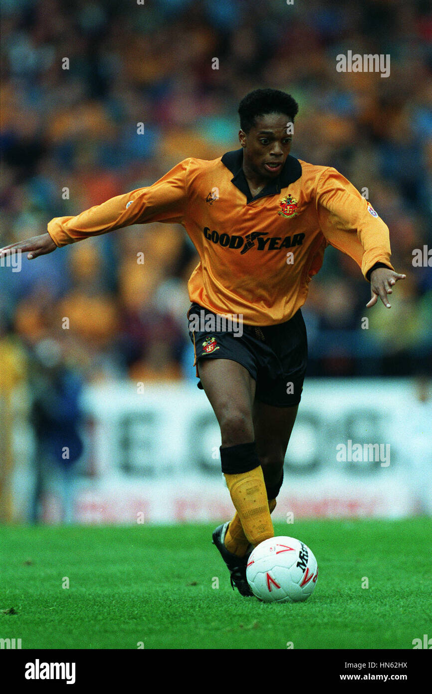 MARK RANKINE WOLVERHAMPTON WANDERERS FC 23 August 1993 Stock Photo - Alamy