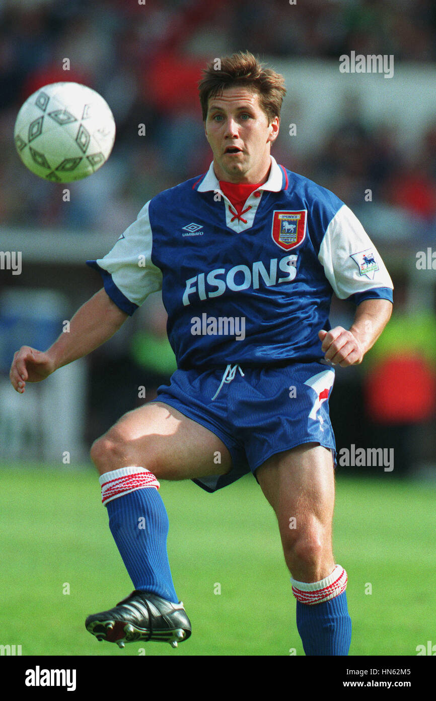 GERAINT WILLIAMS IPSWICH TOWN FC 06 September 1993 Stock Photo - Alamy