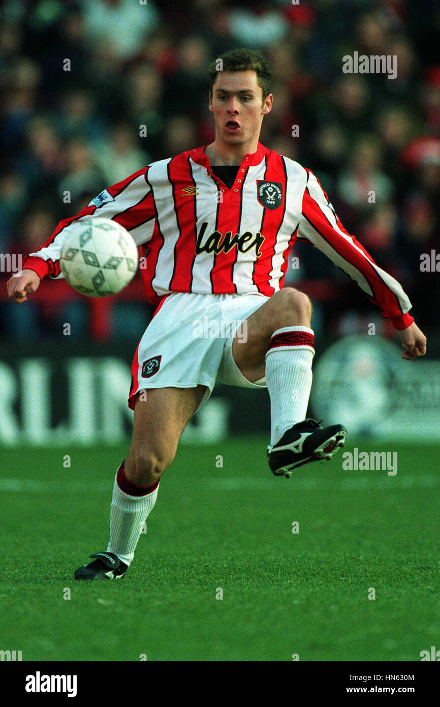 DANE WHITEHOUSE SHEFFIELD UNITED FC 29 December 1993 Stock Photo - Alamy