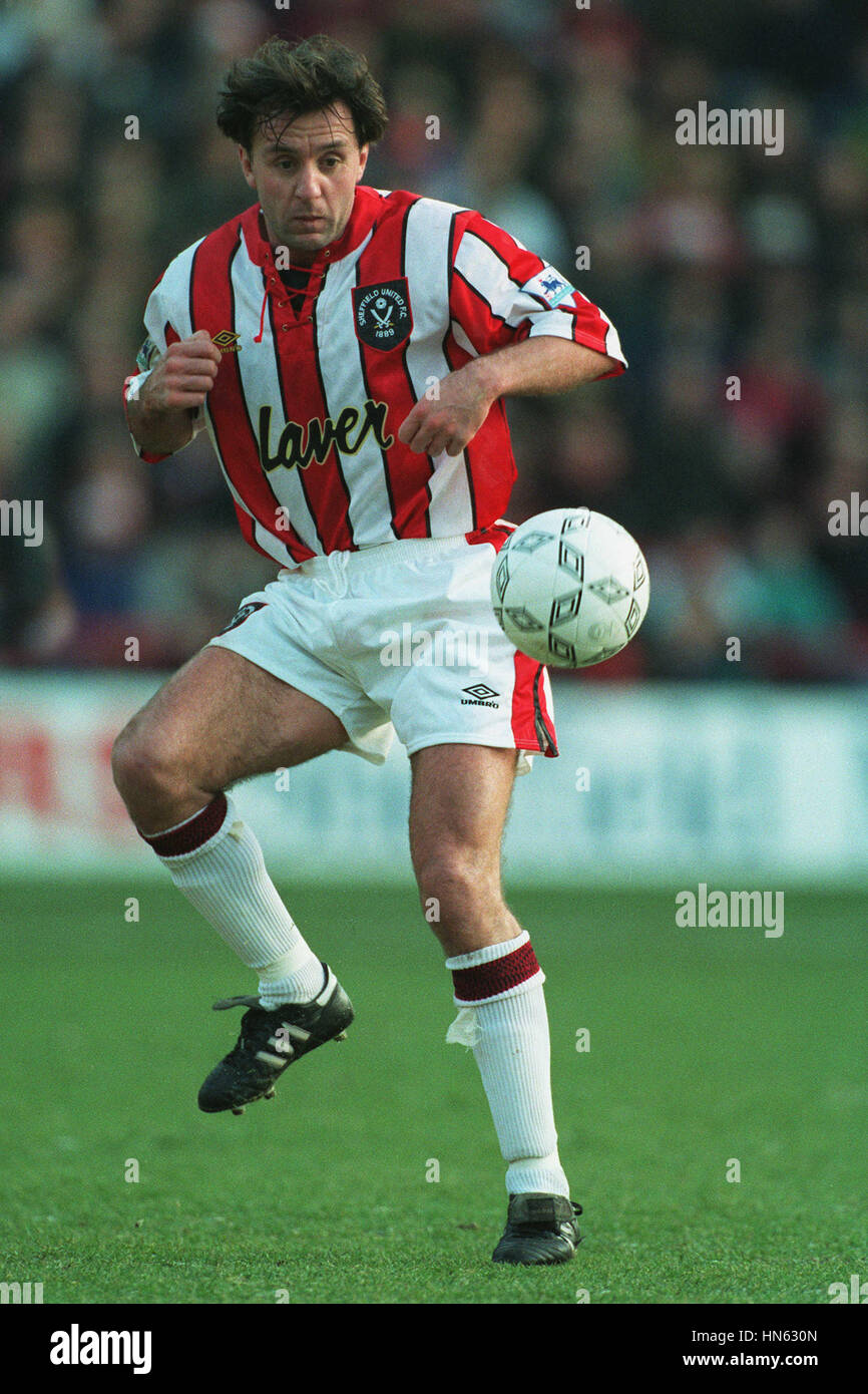 BOBBY DAVISON SHEFFIELD UNITED FC 29 December 1993 Stock Photo - Alamy