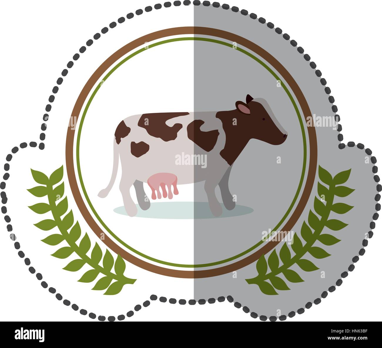symbol cow sign icon, vector illustration design Stock Vector Image ...