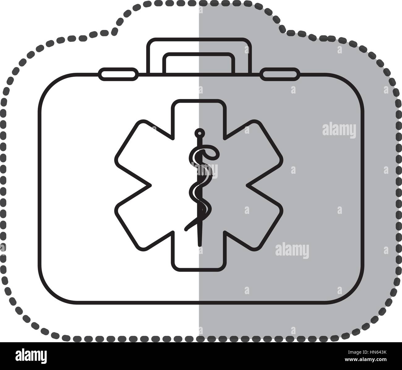symbol medicine inside suitcase icon, vector illustration design Stock ...