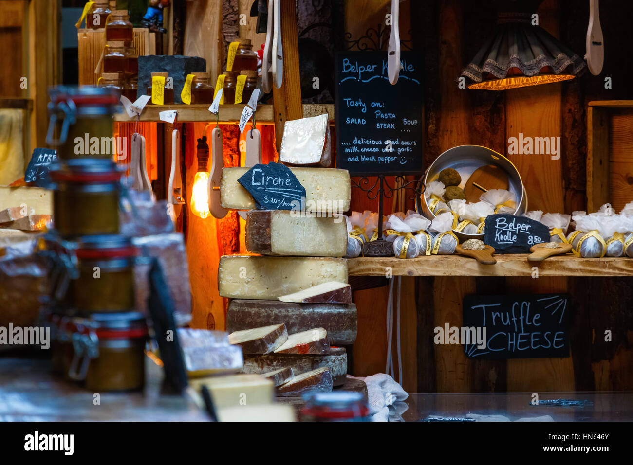 Cheese stall london british english produce hi-res stock photography ...