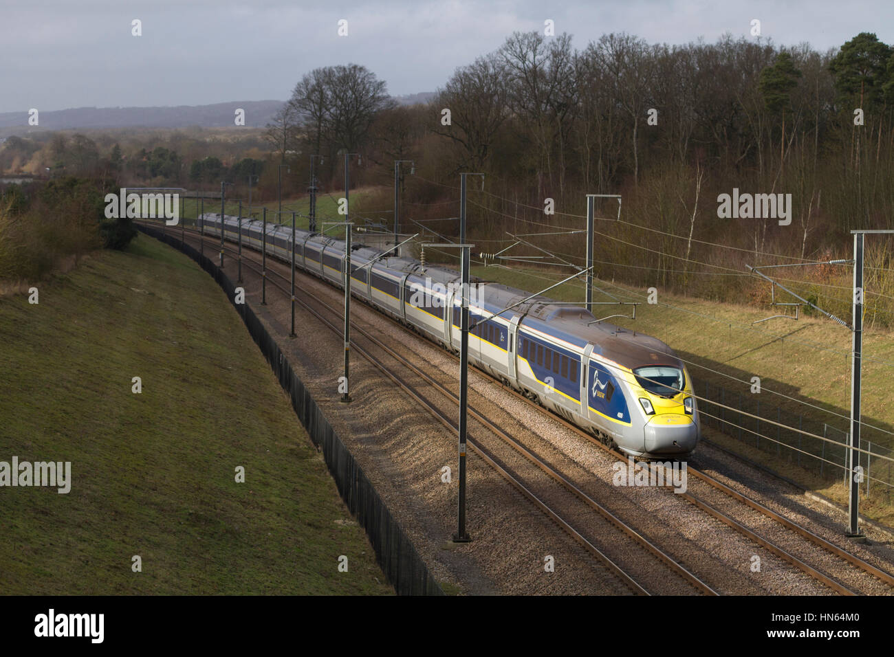 Hs1 train line hi-res stock photography and images - Alamy