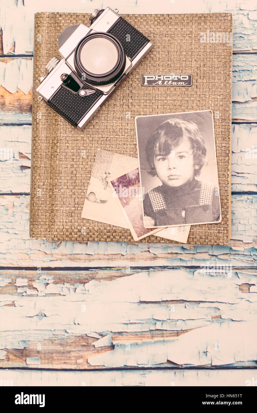 Old family photo album hi-res stock photography and images - Alamy