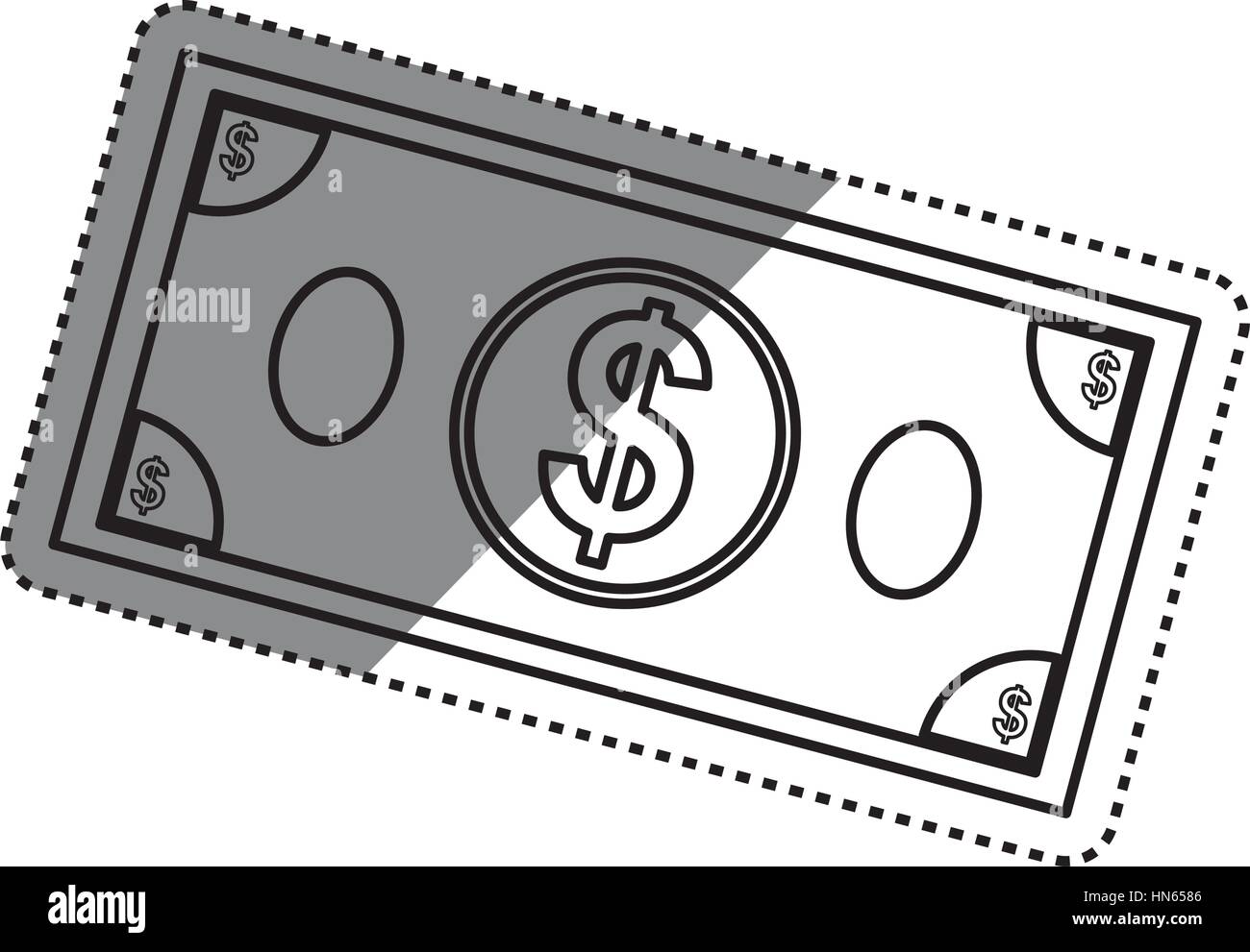 Billet of money icon vector illustration graphic design Stock Vector ...