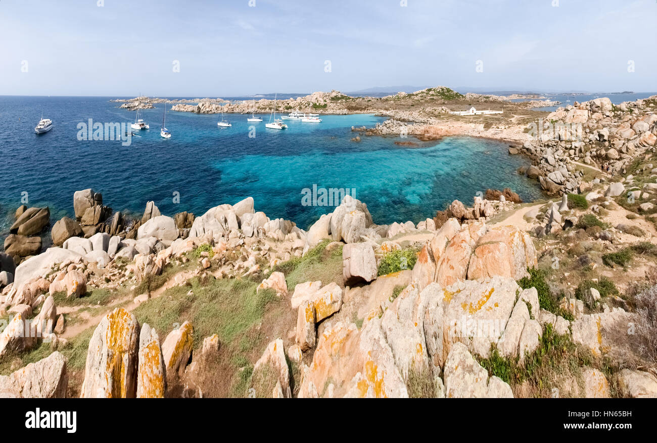 Isle Lavezzi, France: reefs and marine bays Stock Photo - Alamy