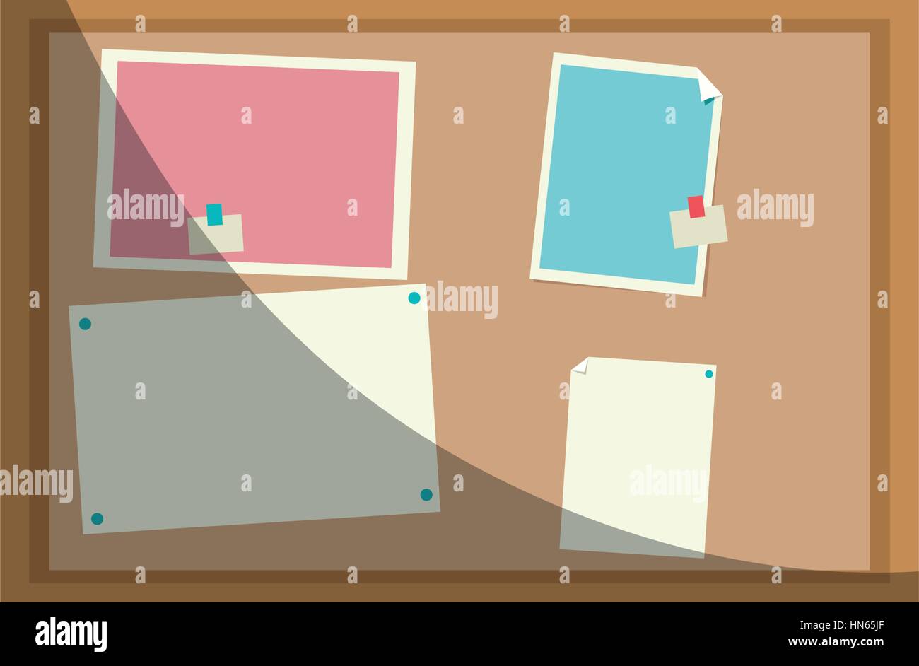 board with papers Stock Vector Image & Art - Alamy